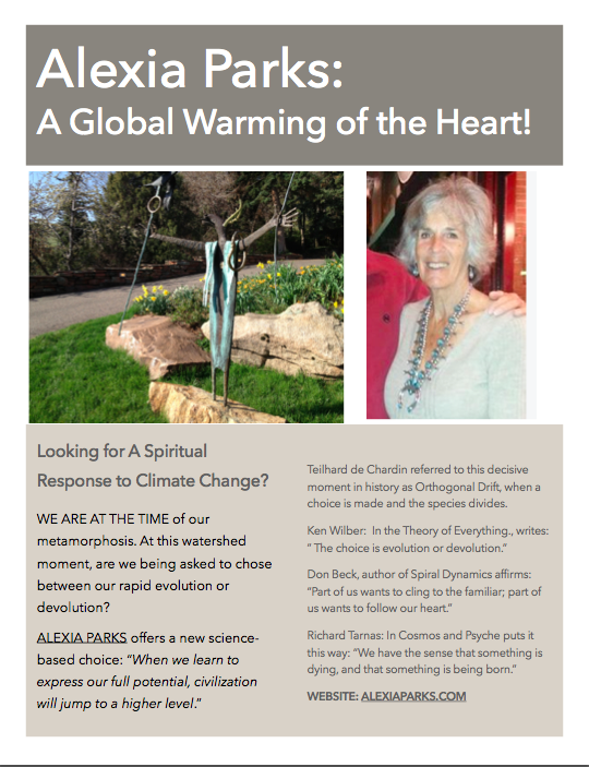 A GLOBAL WARMING OF THE HEART - Alexia Parks Keynote Talk - Alexia ...