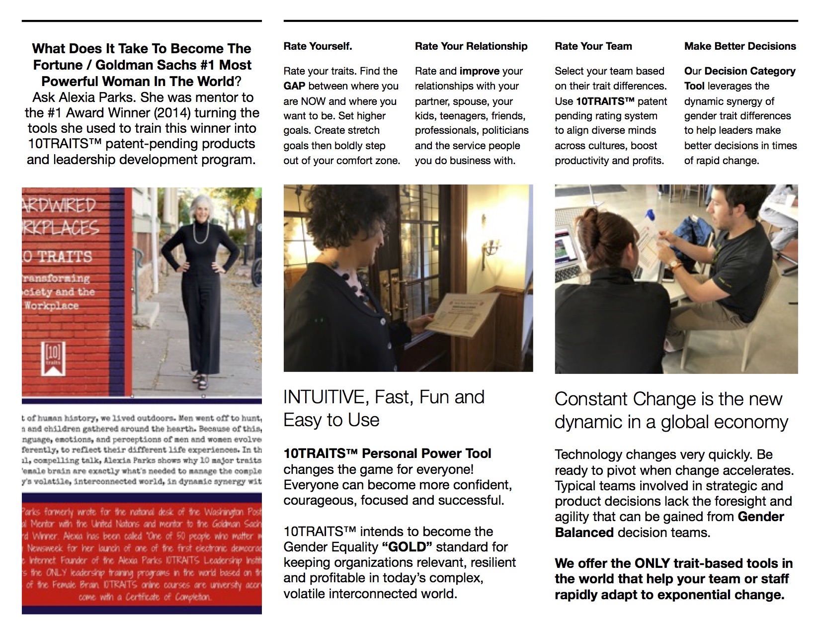 10TRAITS Brochure - Alexia Parks | 10TRAITS Leadership